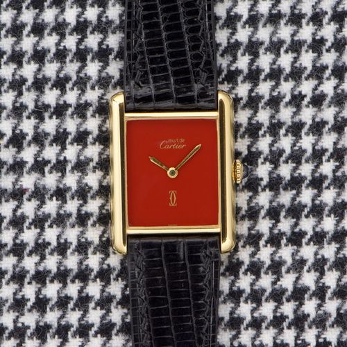 Cartier - Cartier Must De Tank 'True Red' Dial