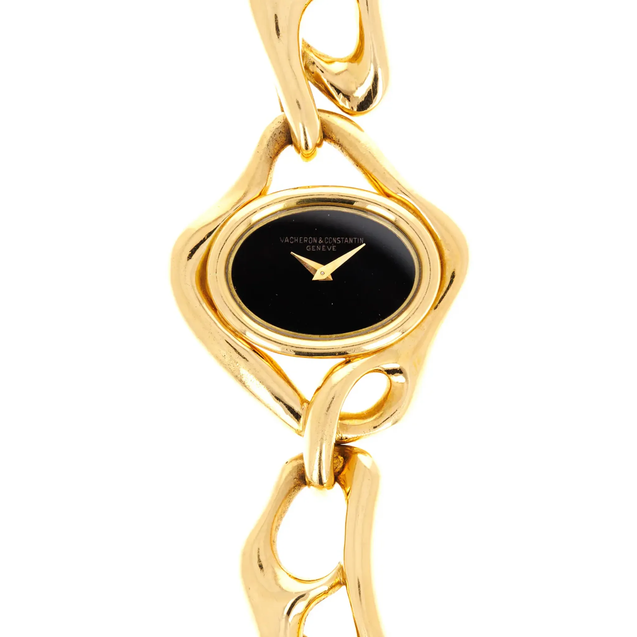 Vacheron Constantin - YELLOW GOLD ONYX DIAL WATCH REF. 18214 ...