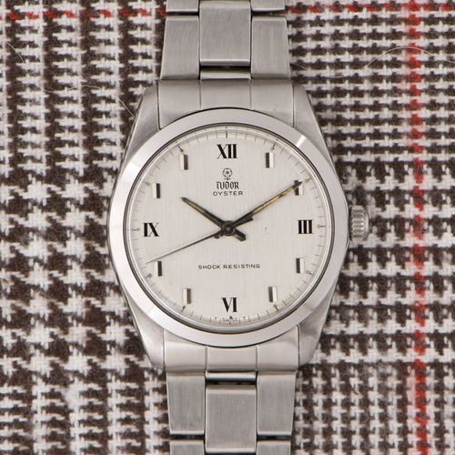 Tudor - 1966 Tudor Oyster Small Rose Roman (Ref. 7984) - RARE DIAL