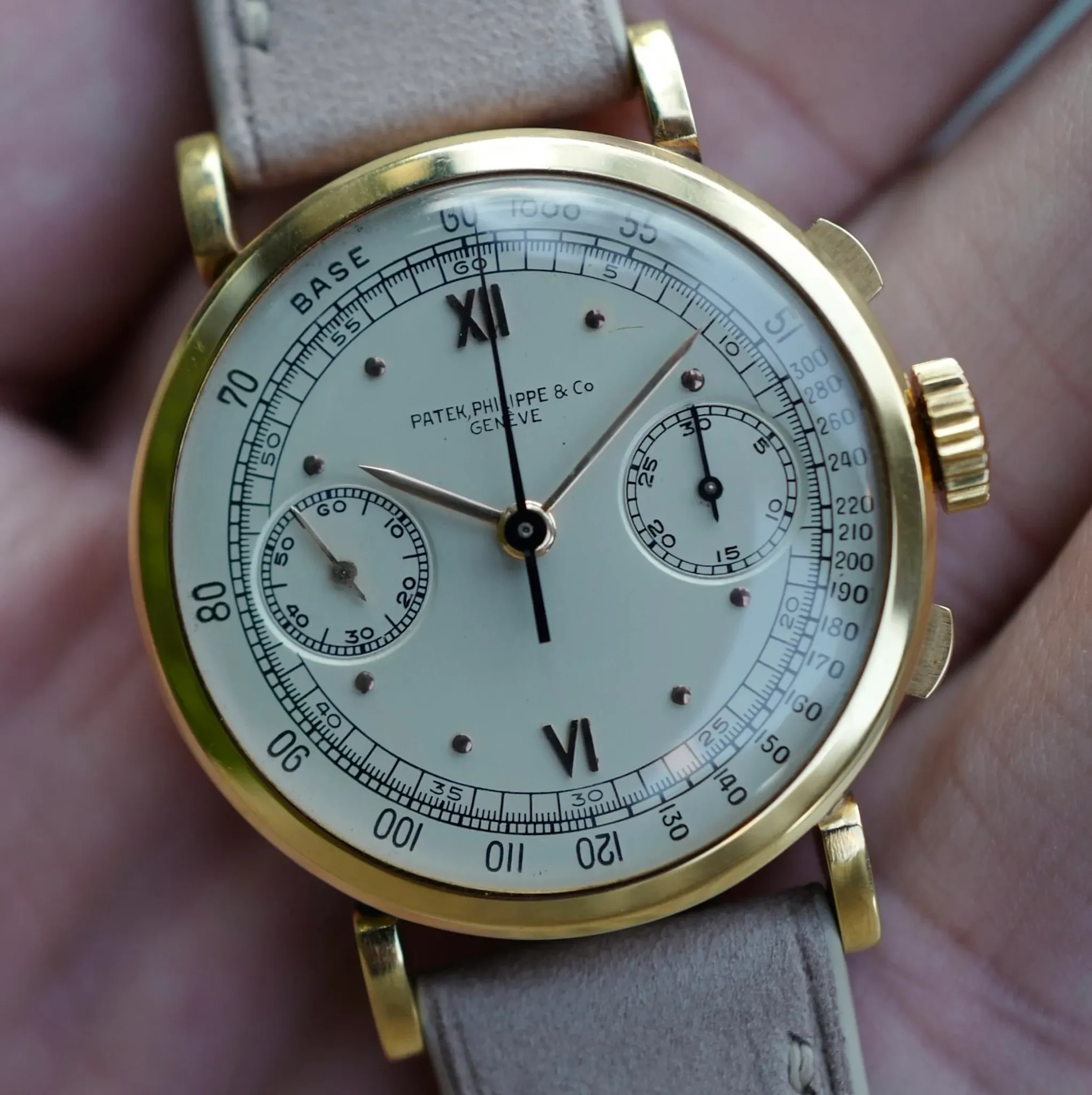 Patek Philippe - Yellow Gold Chronograph Watch Ref. 591 Incredible ...