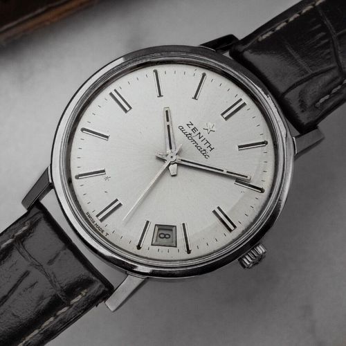 Zenith - 36mm Vintage Zenith Automatic 1209 Stainless Steel