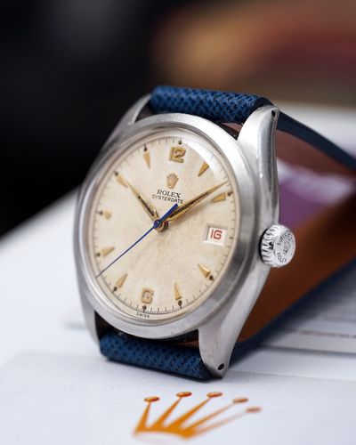 Rolex - 1953 Rolex Oysterdate 6094 | Rare Red Date Wheel & Super Oyster ...