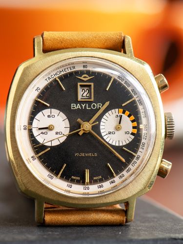 TAG Heuer - 1970s Baylor "Camaro" Chronograph 'Landeron Cal. 187'