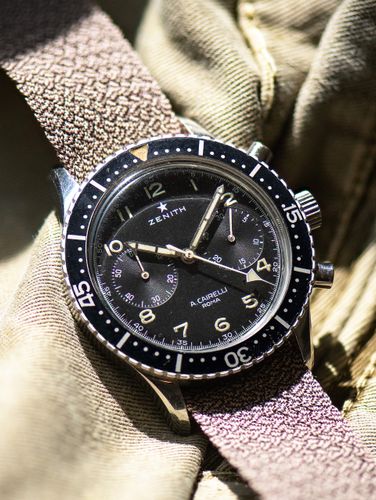 Zenith - 1960s Zenith Cronometro Tipo CP-2 "A. Cairelli" Issued To The ...